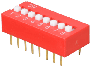 DIP SW 8 POS - Sigma Electrónica