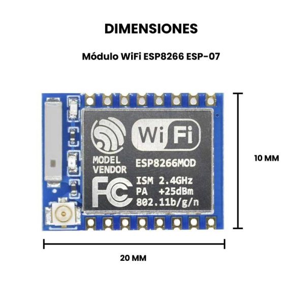 ESP8266 ESP-07 - Sigma Electrónica