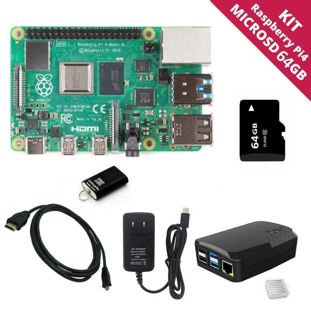 KIT RPI4 4GB 64GB - Sigma Electrónica